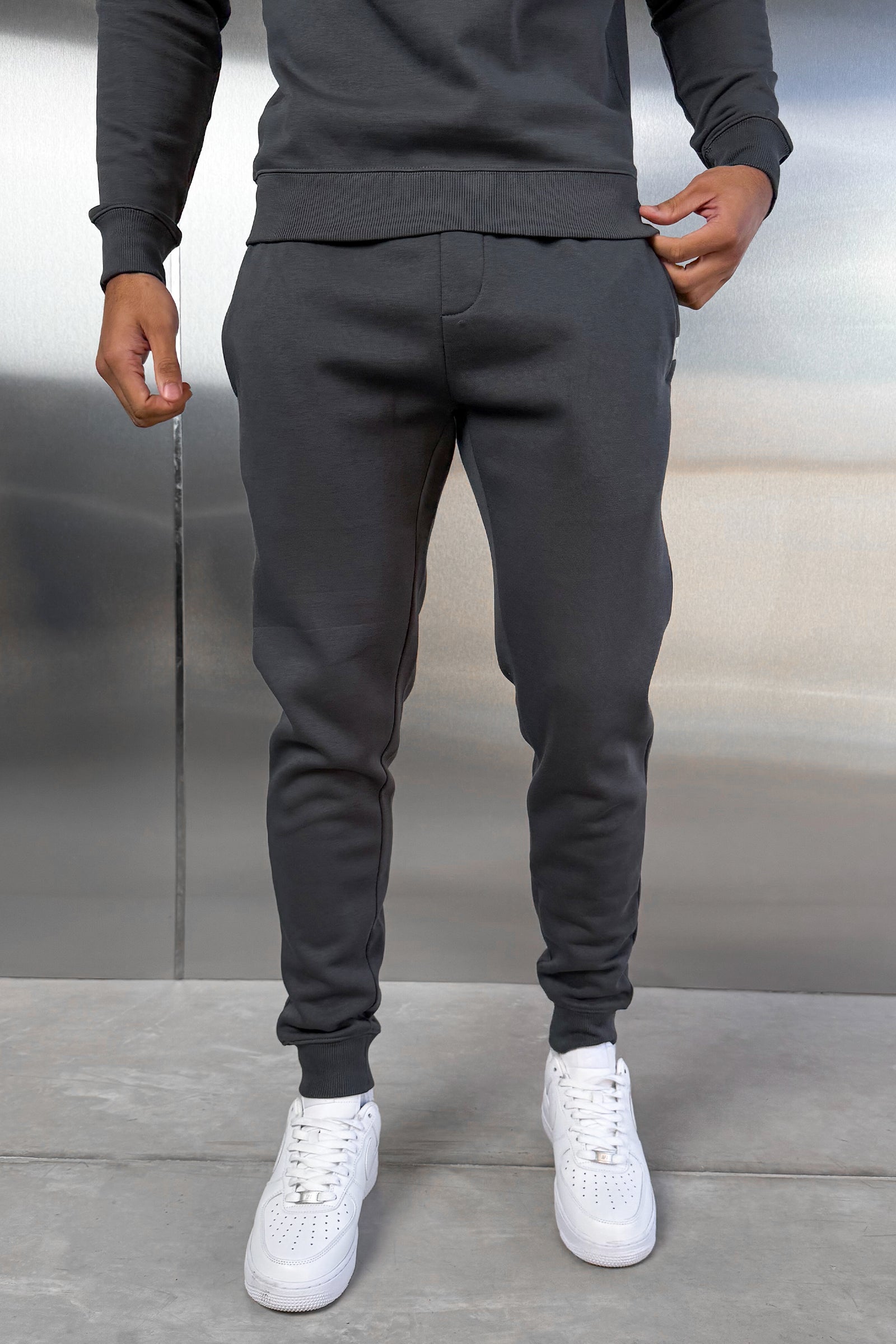Slim Fit Jogger - Charcoal – JK Attire